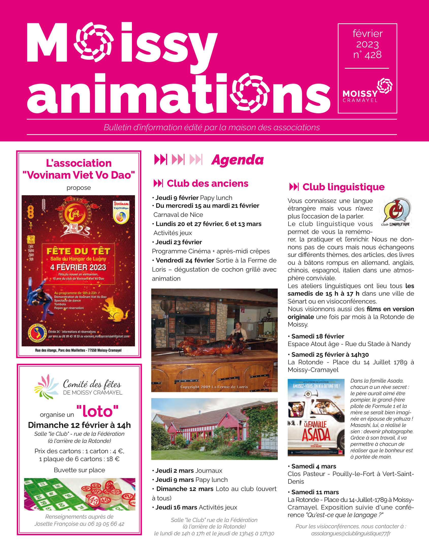 Moissy animations février 2023 - Moissy Cramayel